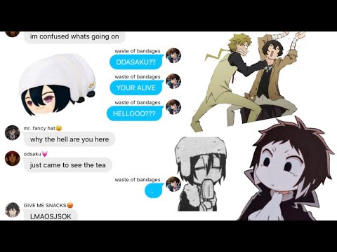 day in the life of bungo stray dogs || bsd text || part 1 - YouTube