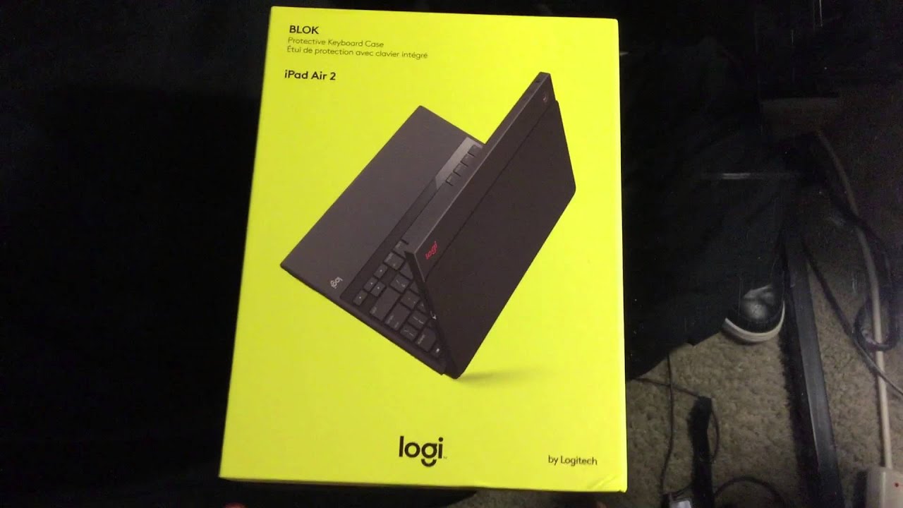 Logi Blok Keyboard Case for Apple iPad Air 2 Unboxing - YouTube