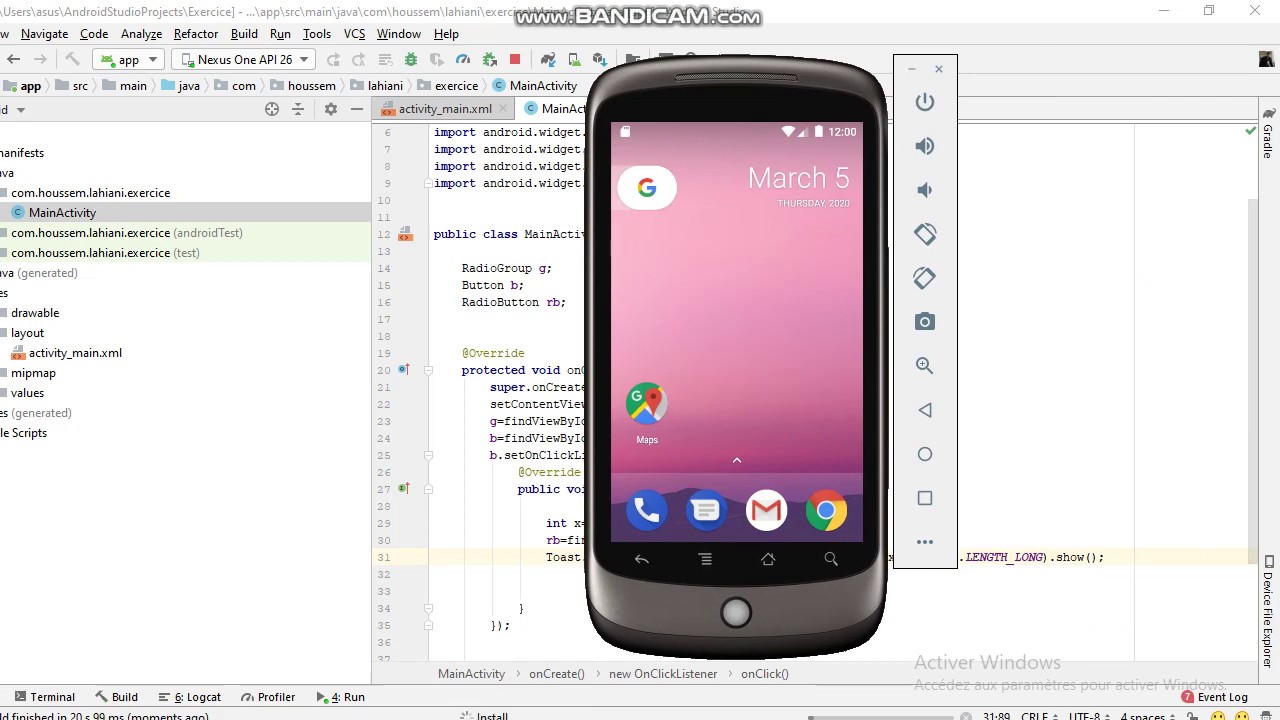 Les Radiobutton Bouton Radio Sous Android Youtube