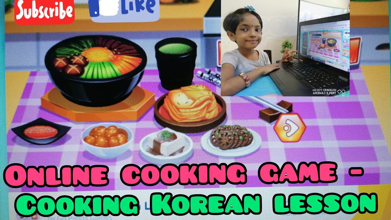 Online cooking game /cooking Korean lesson - YouTube