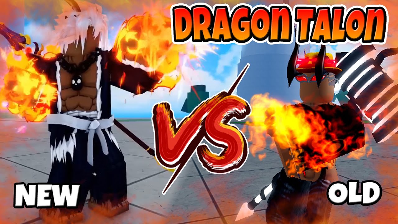 Dragon Talon Rework "OLD vs NEW"- Blox Fruits - YouTube