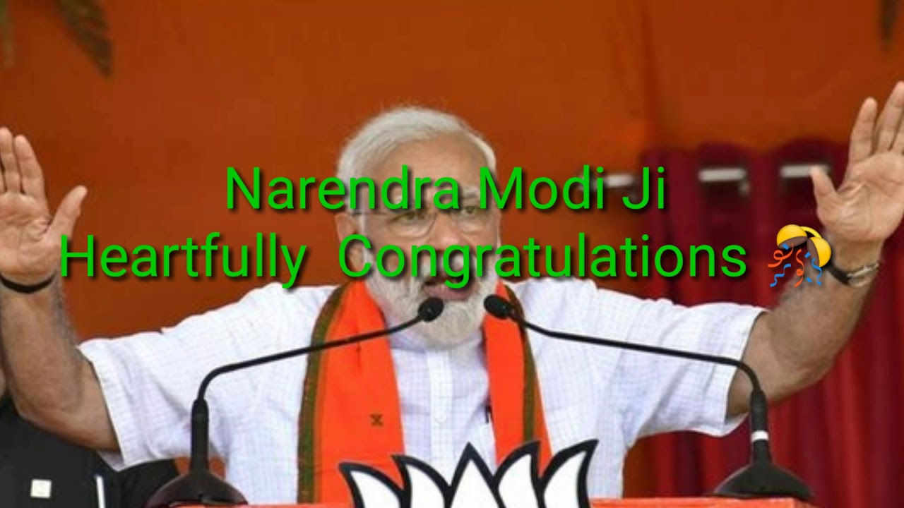 Congratulations | Modi Ji | God bless You - YouTube