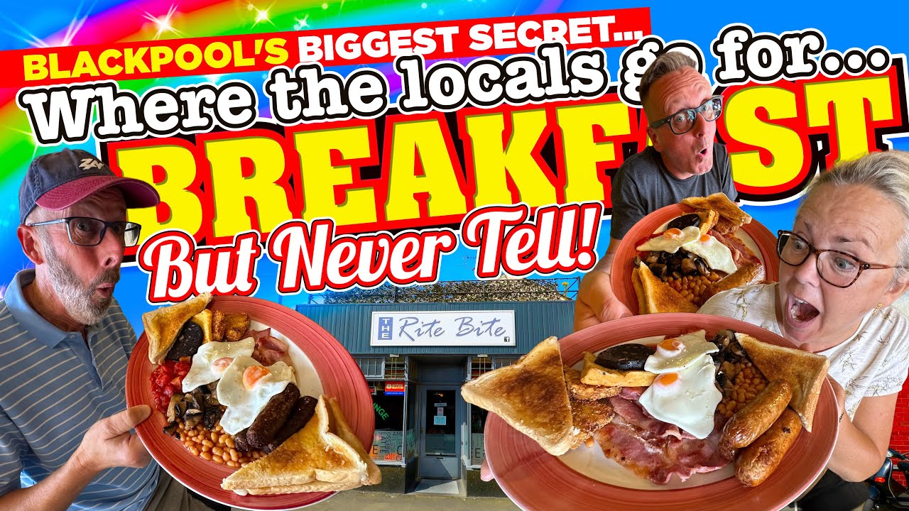 Breakfast at Blackpool's BIGGEST KEPT SECRET! The CAFE where the locals ...