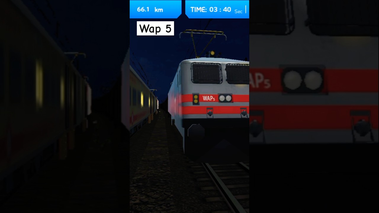 WAP.5 crossed WAP 7 with LHB Kalka mail #trains #shorts - YouTube