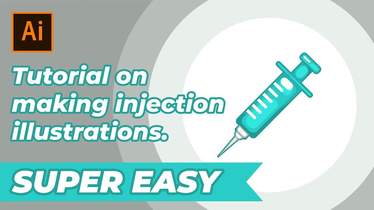 Tutorial on making injection illustration. Tutorial Flat Design | Adobe ...