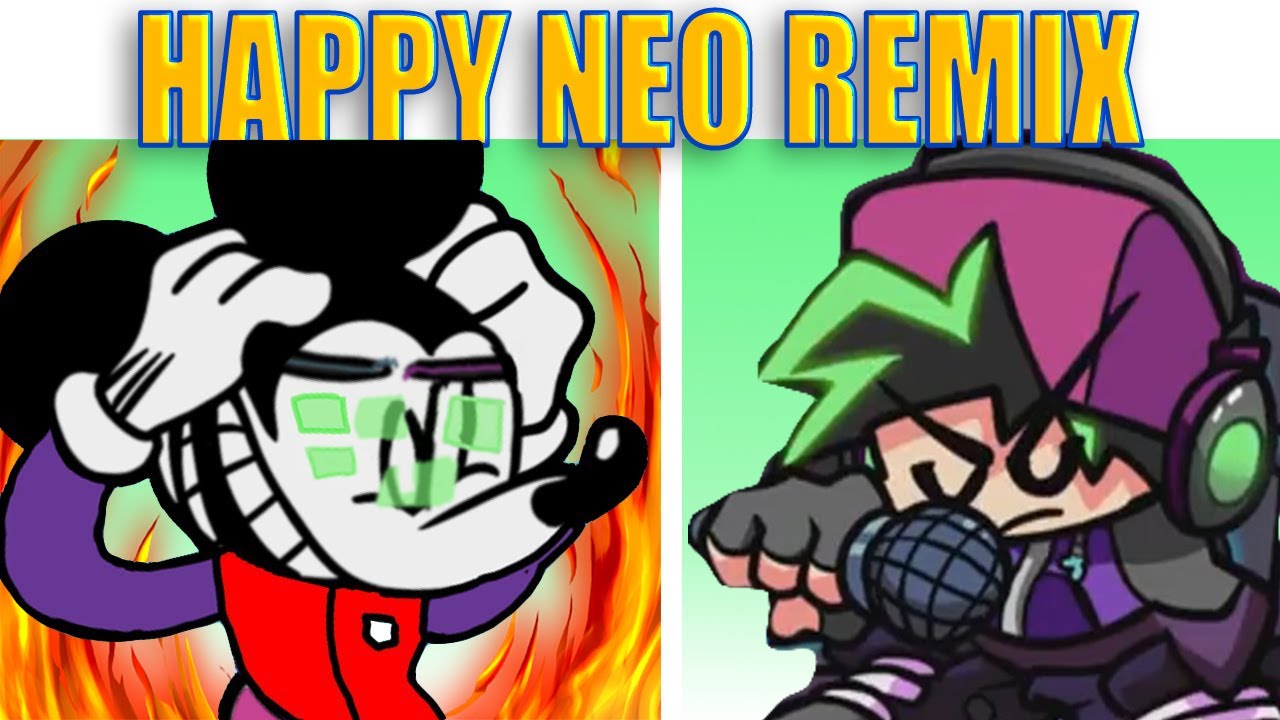 Friday Night Funkin' VS Neo Mickey Mouse Happy Neo Remix Song (FNF Mod ...