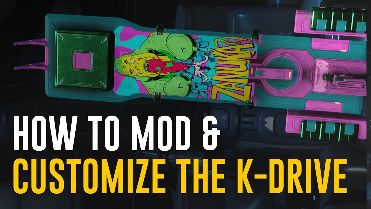 How to Mod & Customize the K-Drive [Fortuna & Orb Vallis] (Warframe ...