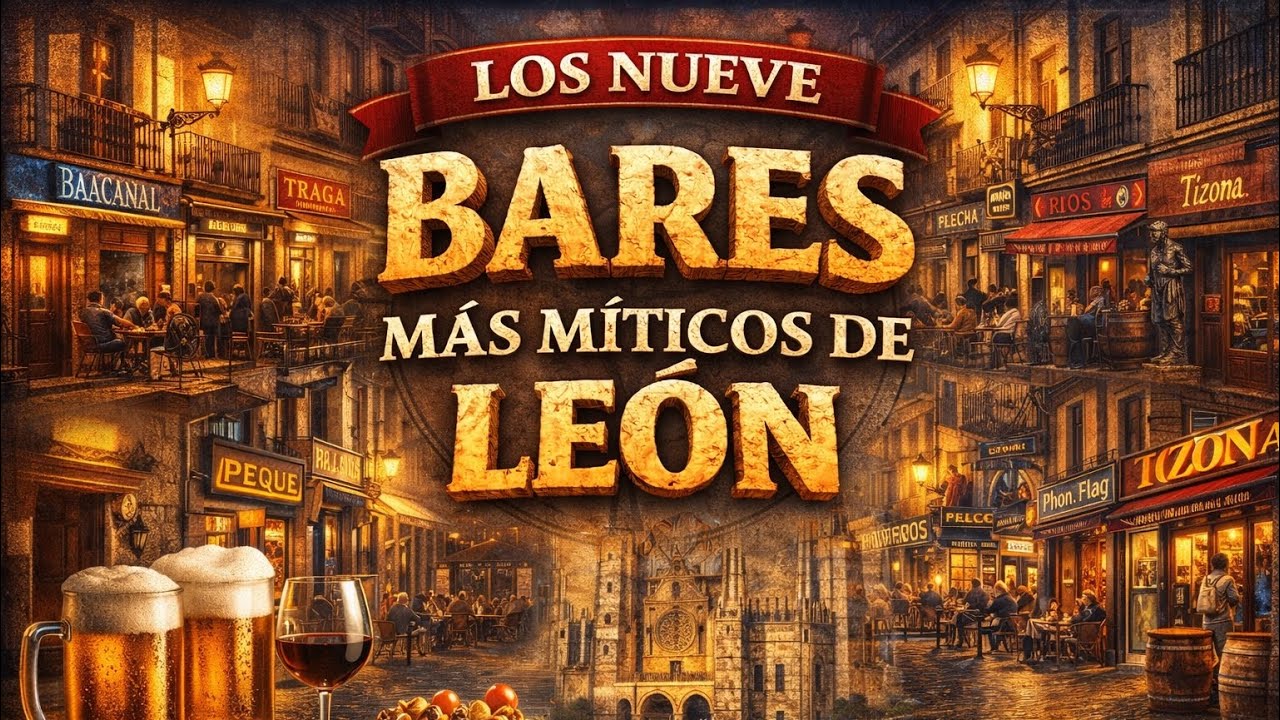 Los 9 bares más MÍTICOS de León (León, España) - YouTube