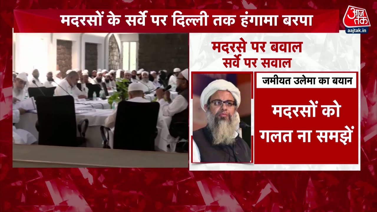मदरसों पर शक किया जाना गलत: बोले Mahmood Madani | UP Madarsa ...