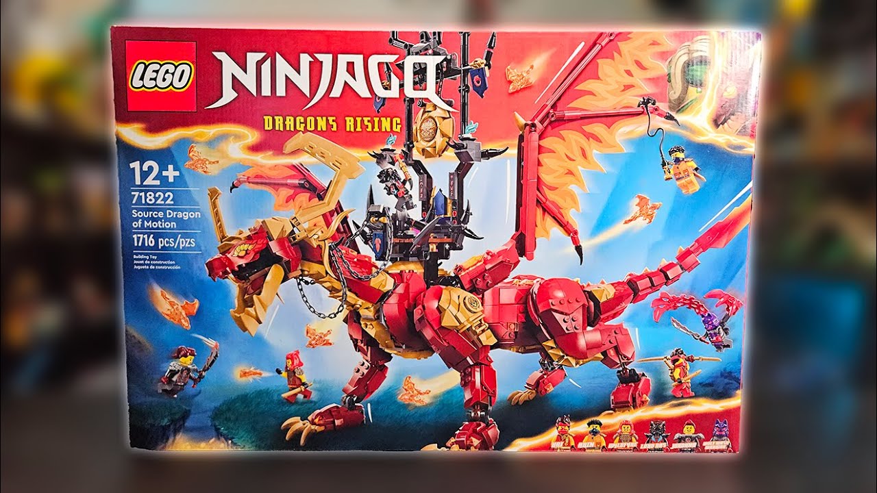 Lego Ninjago Live Build - Source Dragon of Motion (71822) - YouTube