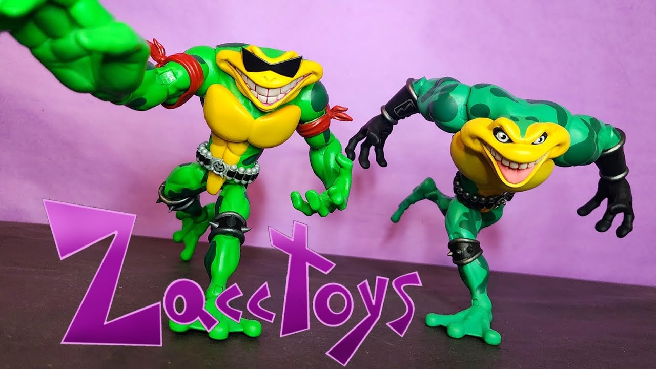 Premium DNA Toys Battletoads: Zitz and Rash Action Figure Review! - YouTube