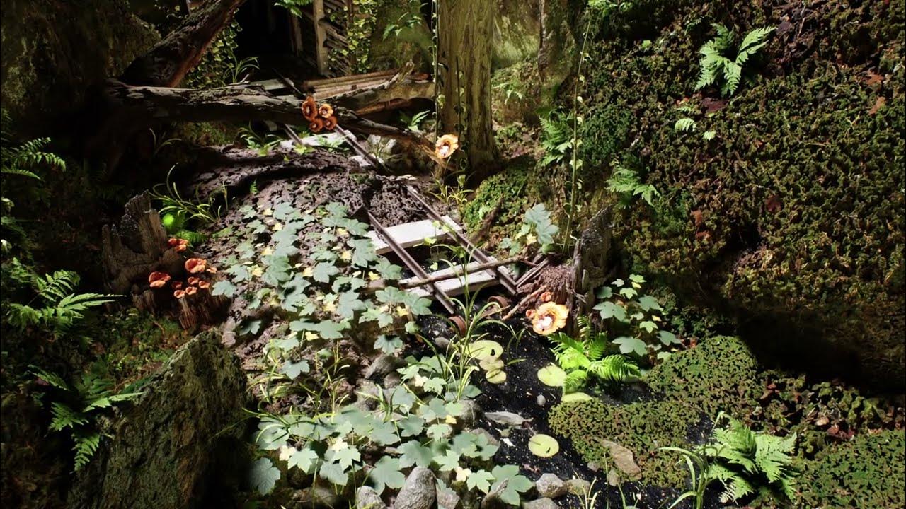 Abandoned Mine Unreal Engine 5 Photorealistic Graphics - YouTube