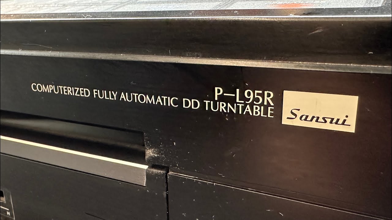 SANSUI P-L95R Direct Drive Auto Reverse Turntable - YouTube