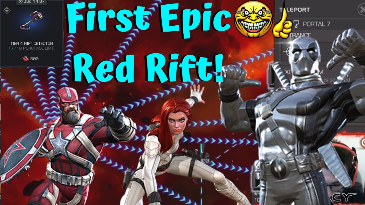 My First Epic Red Rift! Can We Get Lucky?! - Marvel Contest of ...