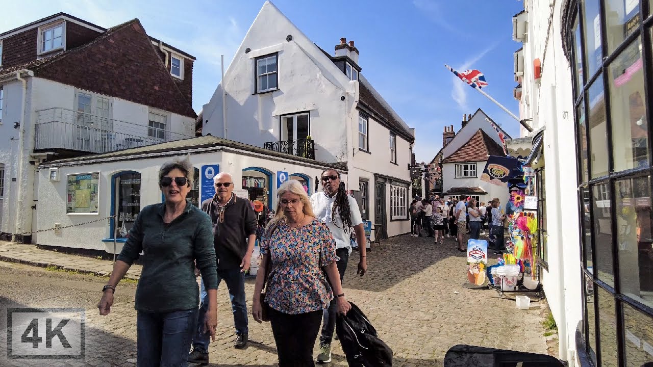 English Seaside Town of Lymington, New Forest 🍦⛵Walking Tour [4K ...