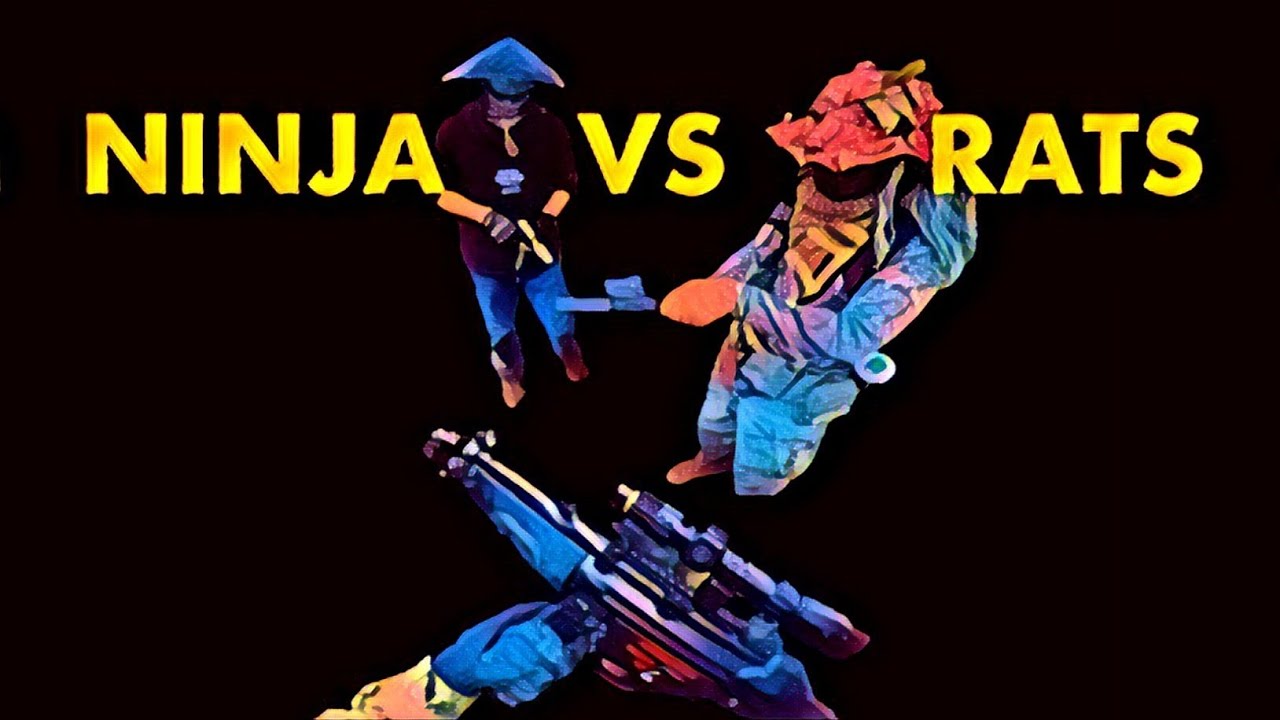 NINJA VS RATS | Airsoft Gameplay | Wolverine Inferno MP5 - YouTube