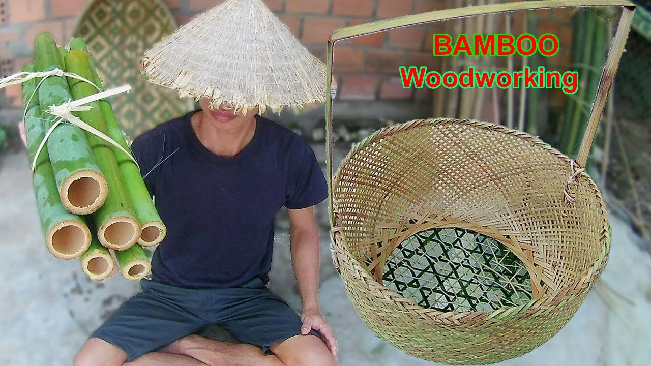 DIY bamboo Basket No one has shared its yet丨handmade craft丨Bamboo ...