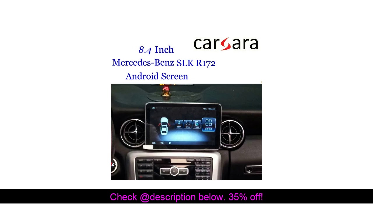 Best SLK Android Dashboard Radio For Merce des R172 8.4" Touch Screen ...