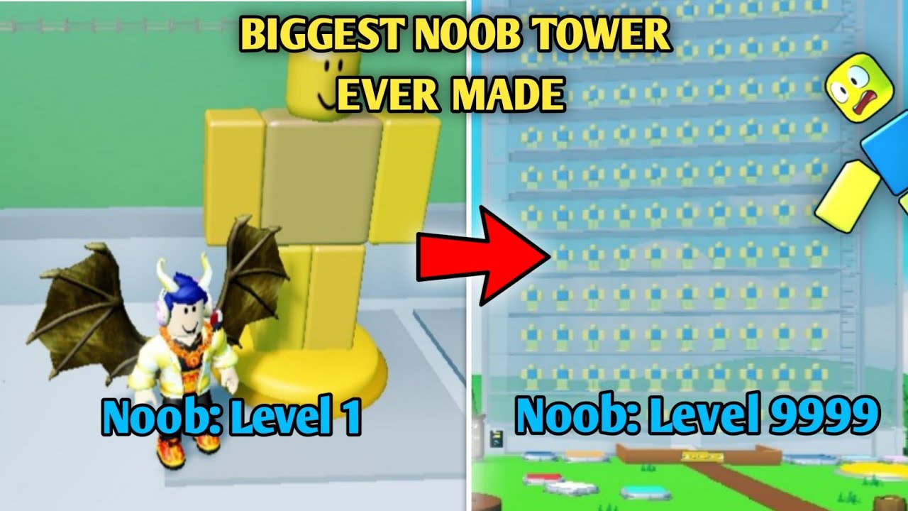 Building The Biggest Noob Tower In Oof Tycoon *ROBLOX* - YouTube