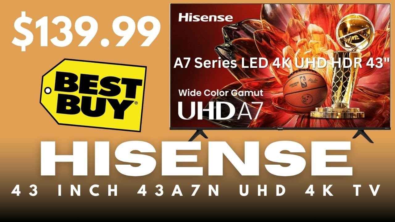 Hisense 43 INCH A7 Series 4K Google TV | 43A7N | Best 43 INCH TV Under ...