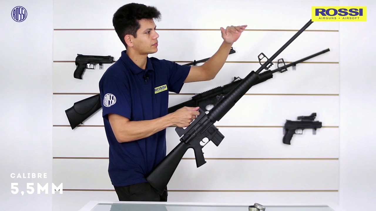 Review da Carabina de Pressão M-16R S - YouTube