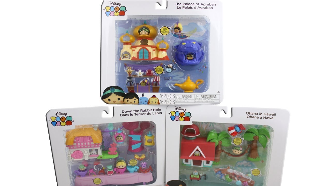 Disney Tsum Tsum Story Pack Vinyl Figure Sets Unboxing Toy Review - YouTube