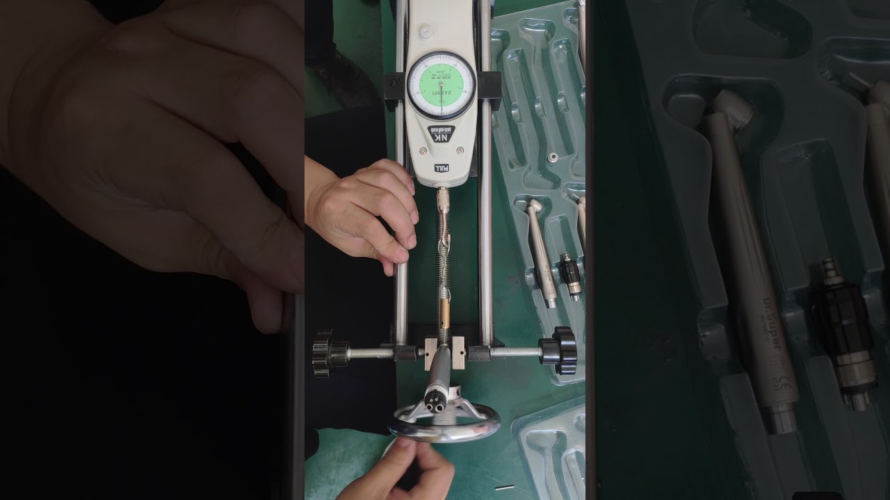 Dental handpiece test - YouTube