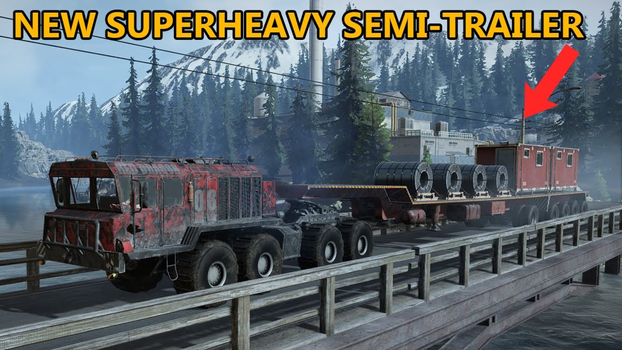 SnowRunner - New Superheavy Semi-Trailer & New Cargo (Upcoming DLC ...