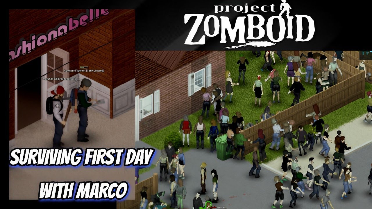 Surviving First Day with Marco in Best hardcore Survival Game Project ...