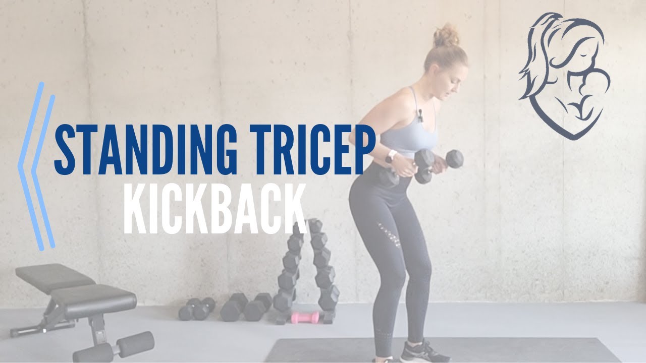 STANDING TRICEP KICKBACK | How to do this exercise - YouTube
