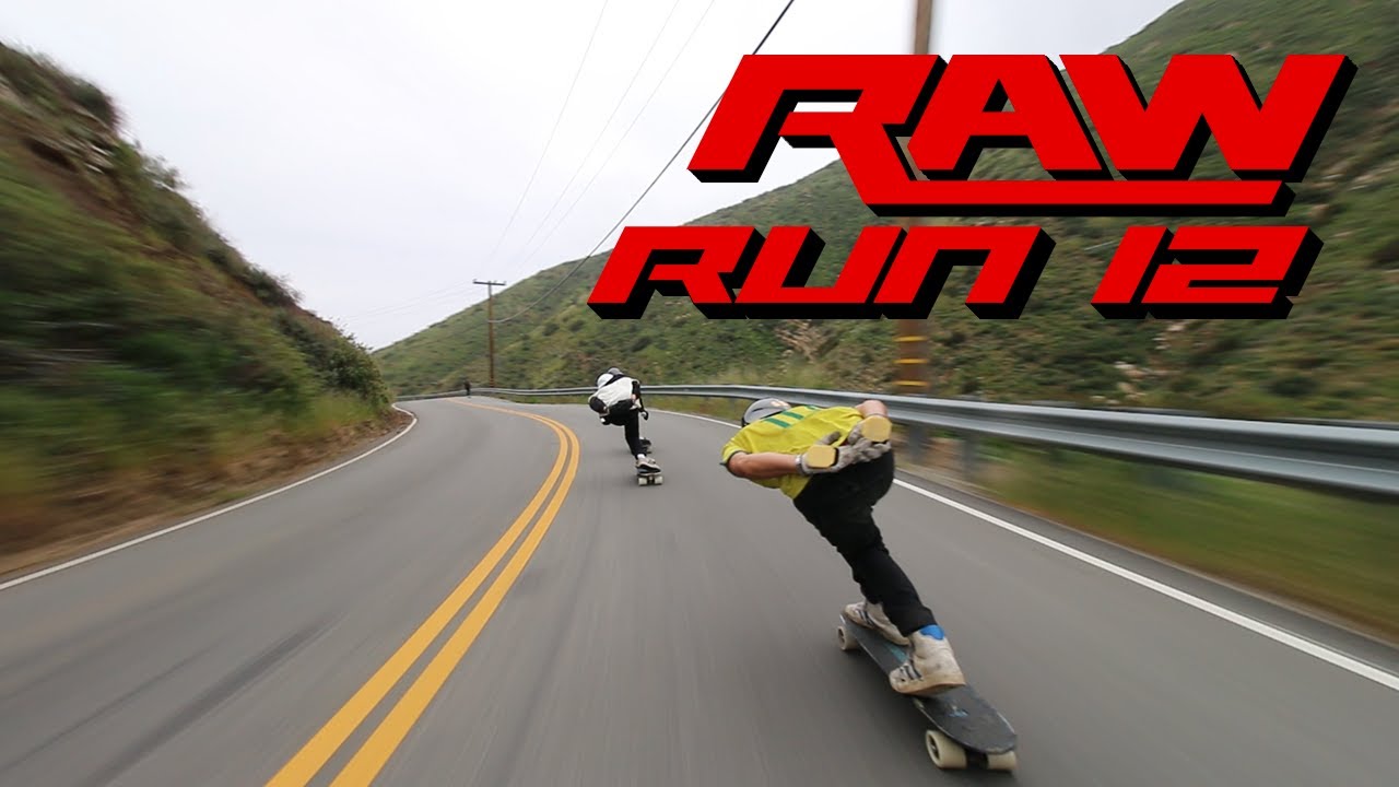 Longboarding USA | Raw Run #12 | Racing To The Beach In Malibu - YouTube