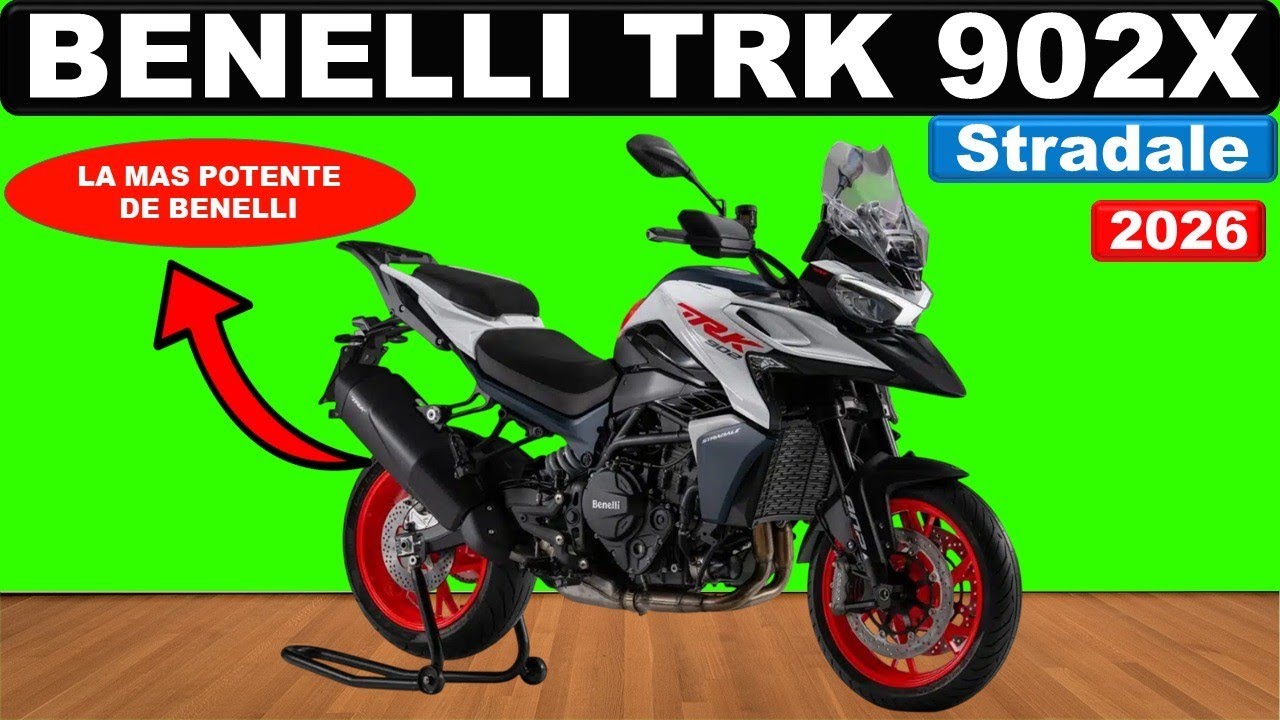 NUEVA Benelli TRK902 Stradale 2026 -La Revolución de las Maxitrail 👉¿O ...