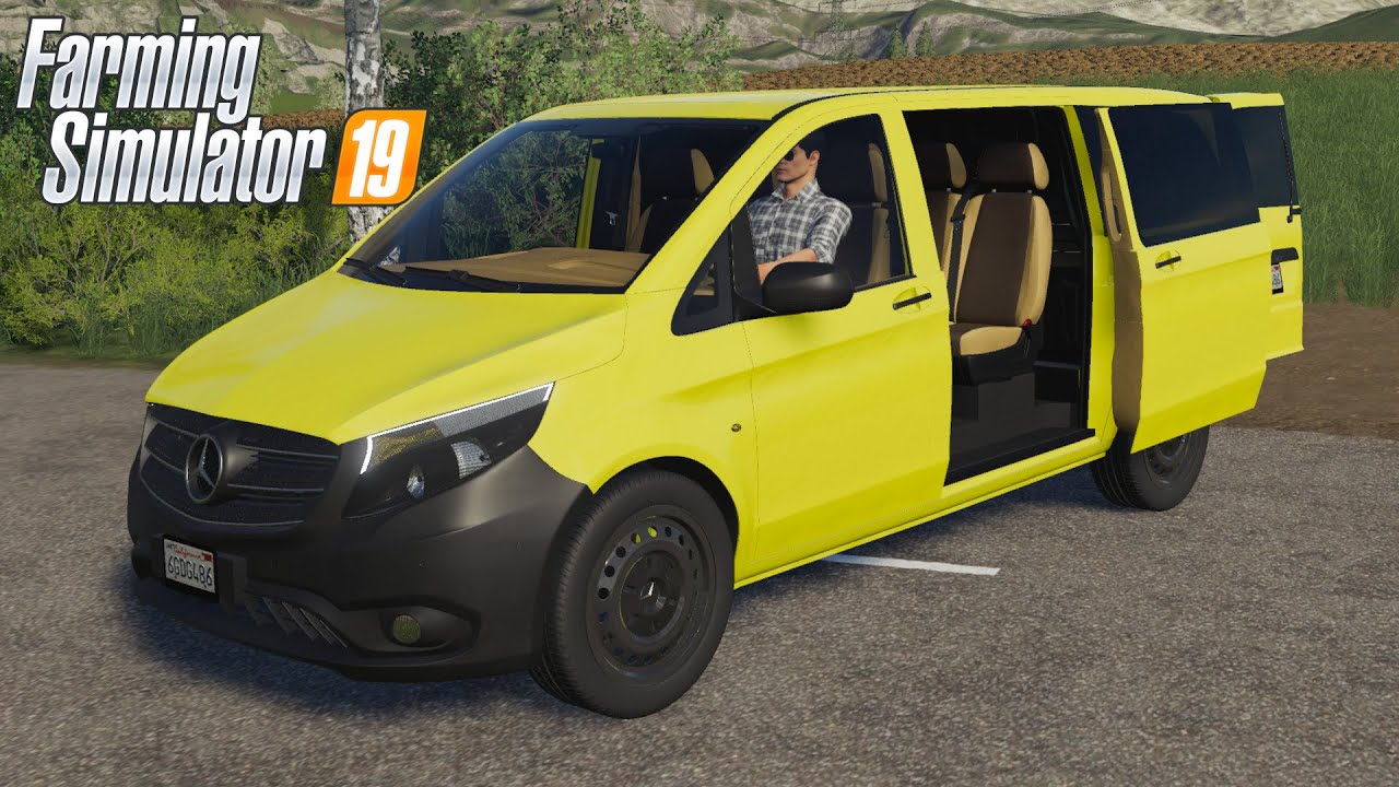 FS19 - Mercedes-Benz Vito 114 CDI - Car mod for Farming Simulator 2019 ...