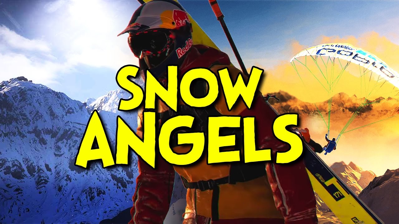SNOW ANGELS! | Steep Co-op (Funny Moments) - YouTube