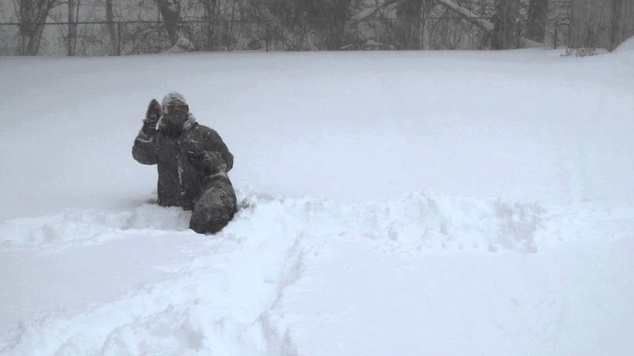 Jake's First Blizzard - YouTube