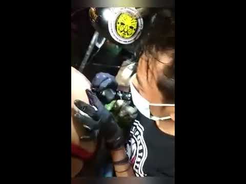 Buat tattoo di punggung perempuan || Edho punthen