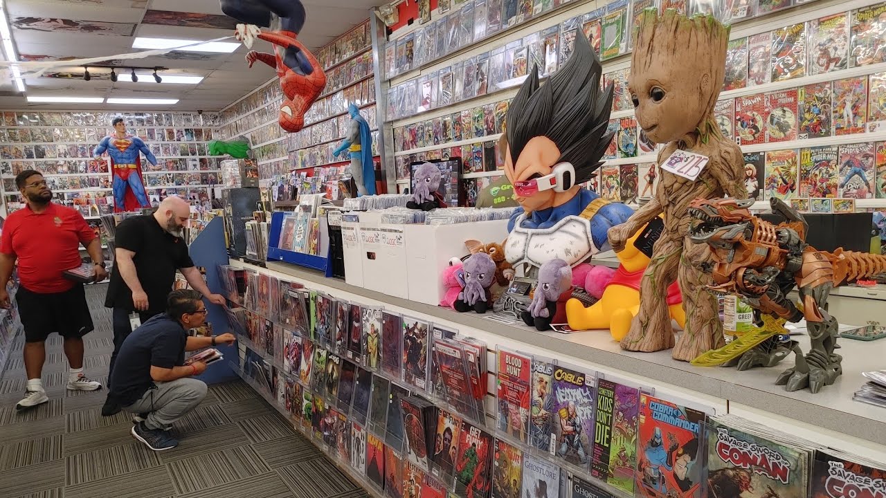 New Comic Book Day at the Local Comic Shop! - YouTube