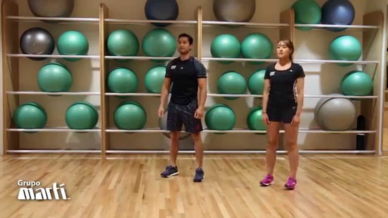 Burpee avanzado con salto rodillas al pecho Rutinas070900 - YouTube