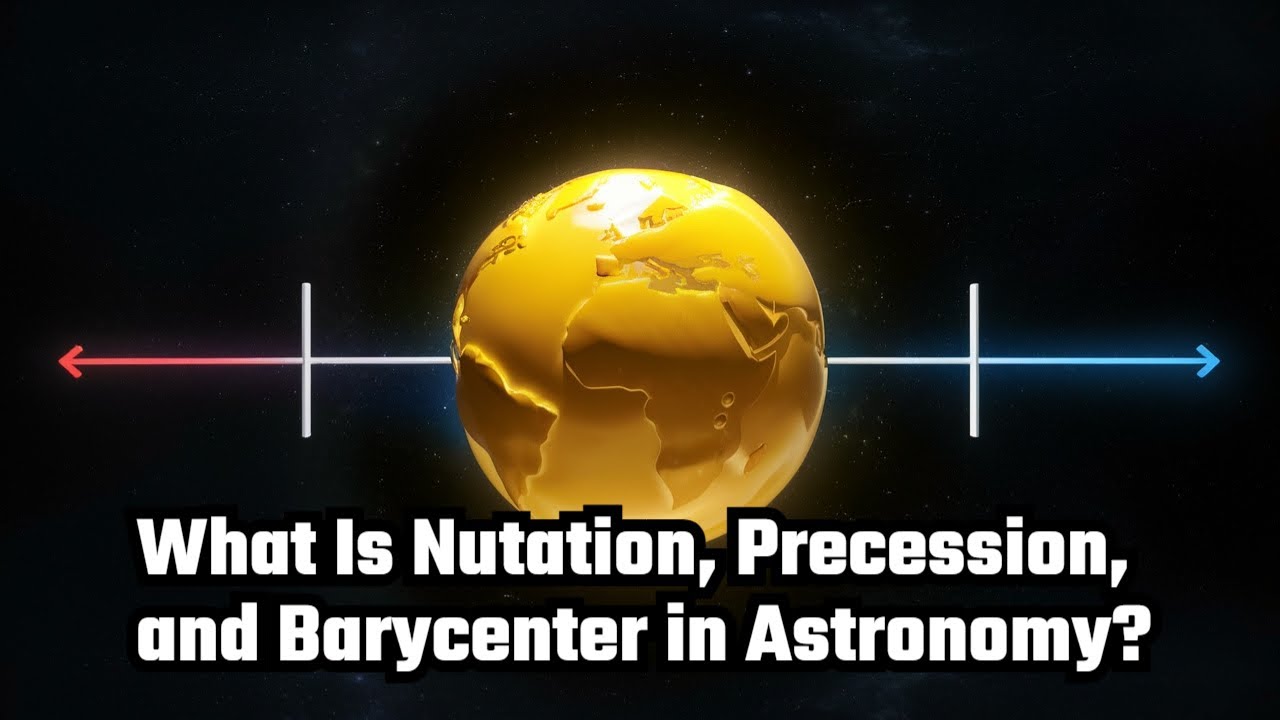 What Is Nutation, Precession, and Barycenter in Astronomy: #concepts # ...