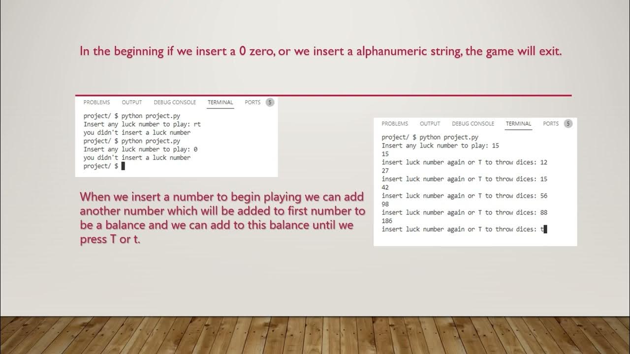 Throw 3 dices, python, georges bader, game - YouTube
