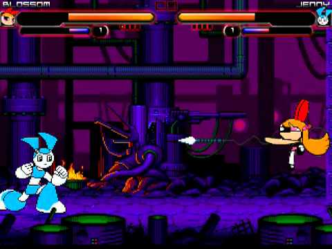 TheMattalocalypse Random Mugen Battle - 431 - Blossom VS. Jenny - YouTube