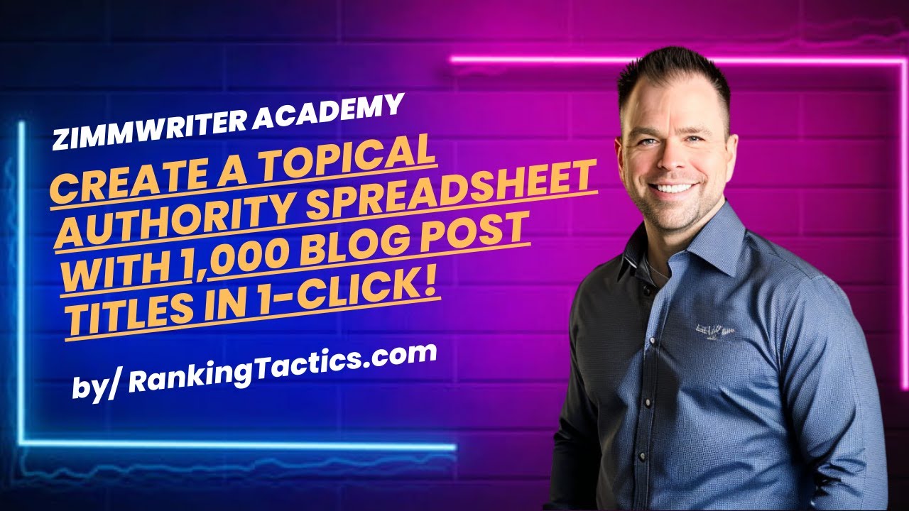 Create a Topical Authority Spreadsheet with 1,000 Blog Post Titles in 1 ...