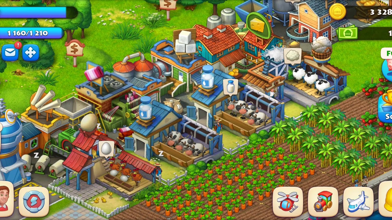 Game play level 22 township - YouTube