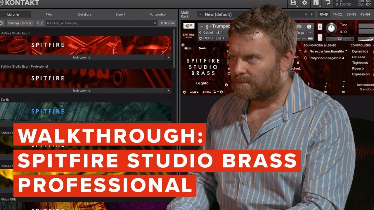 Walkthrough — Spitfire Studio Brass Professional - YouTube