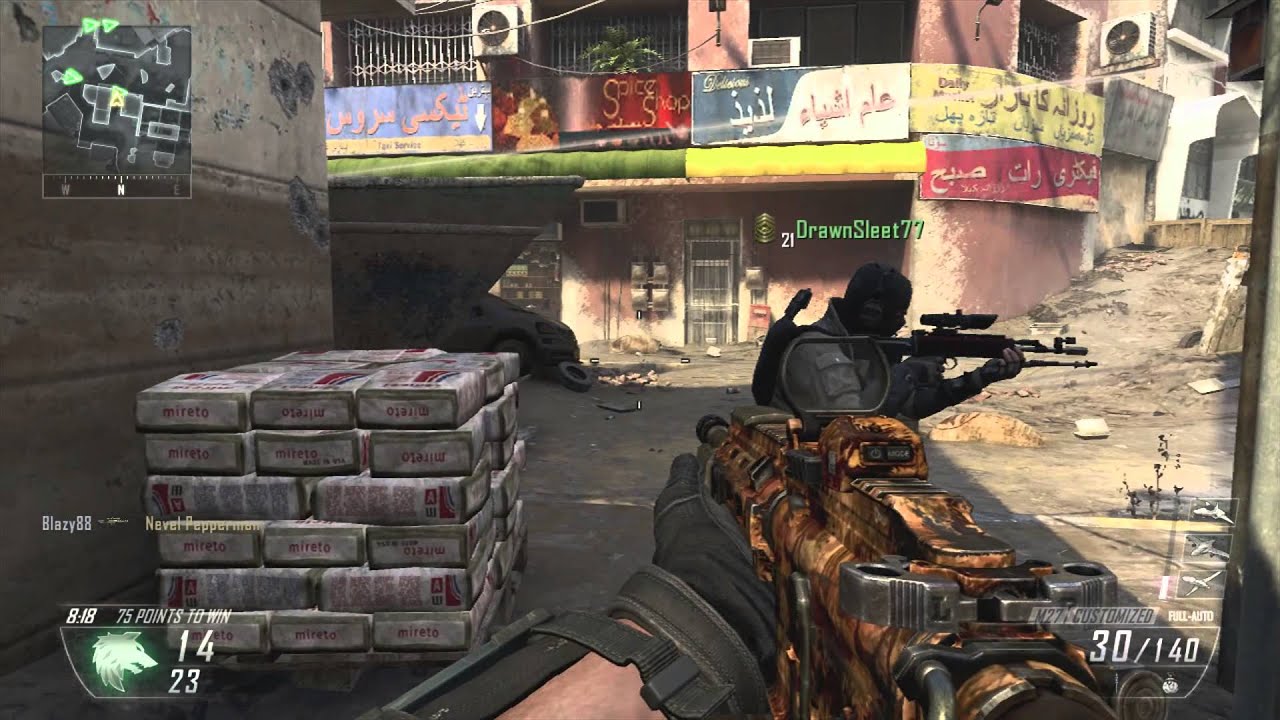 "OVERFLOW" Gameplay - Black Ops 2 Multiplayer Map COD XBOX 360 - YouTube