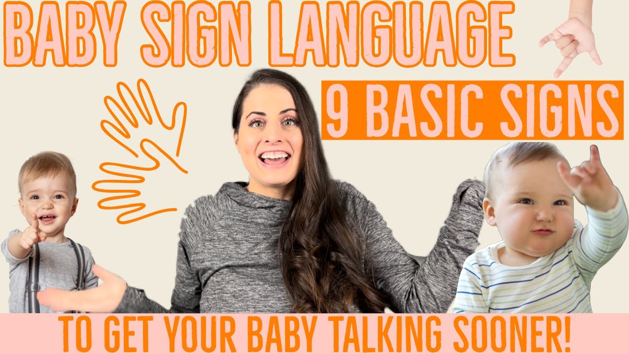 BABY SIGN LANGUAGE- 9 Basic Signs! - YouTube