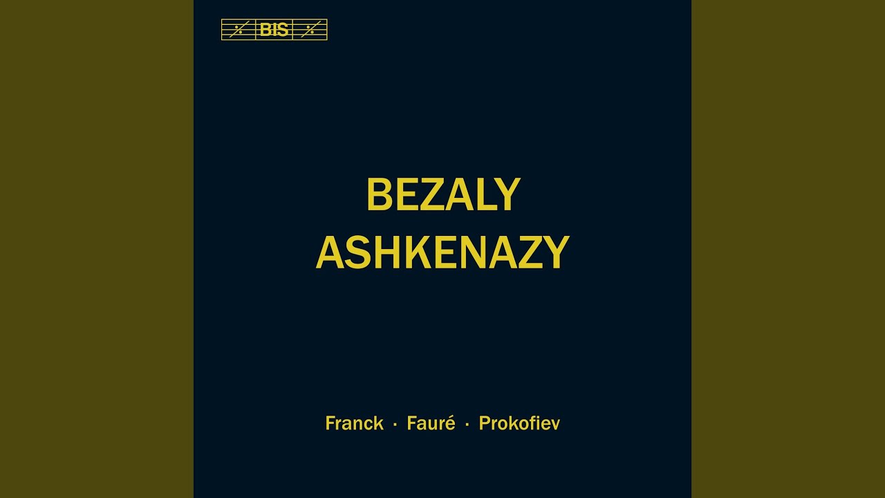 Violin Sonata No. 1 in A Major, Op. 13 (Arr. S. Bezaly for Flute ...
