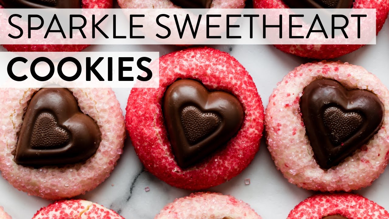Sparkle Sweetheart Cookies | Sally's Baking Recipes - YouTube
