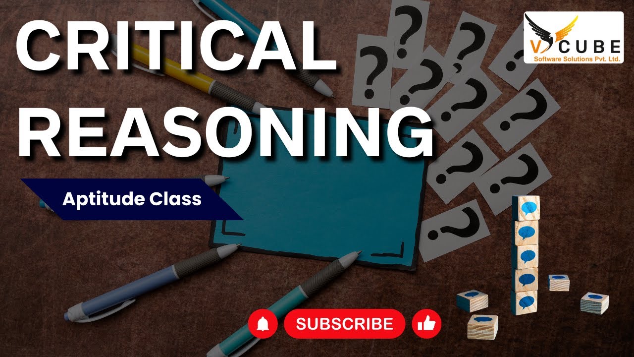 Critical Reasoning Aptitude class | V Cube Software Solutions | Best Training Institute in HYD ...