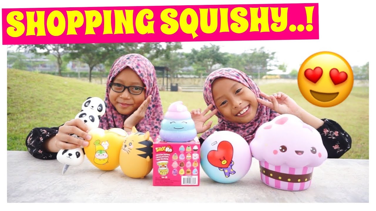 SHOPPING SQUISHY GEGULAPOP sama macam SQUISHY SMIGGLE!😍 - YouTube